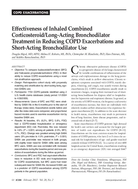 Pdf Effectiveness Of Inhaled Combined Corticosteroidlong Acting