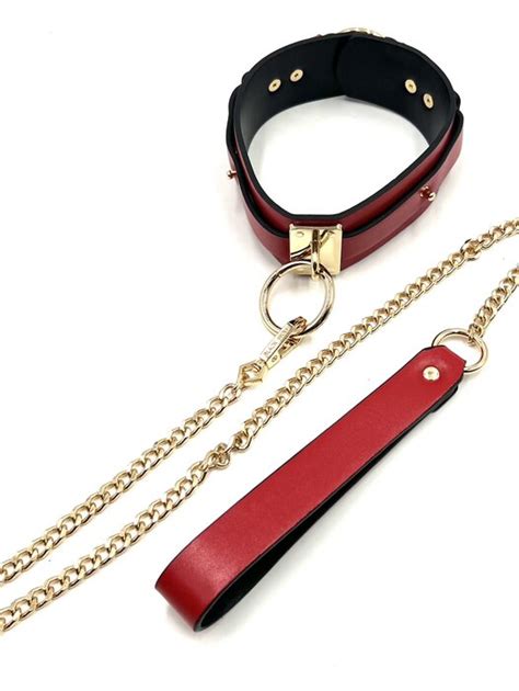 Bondage Collars And Leashes Premium Bdsm Collars Bondesque