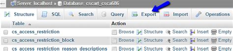 Create And Restore Backup • Cs Cart Guide Fastcomet