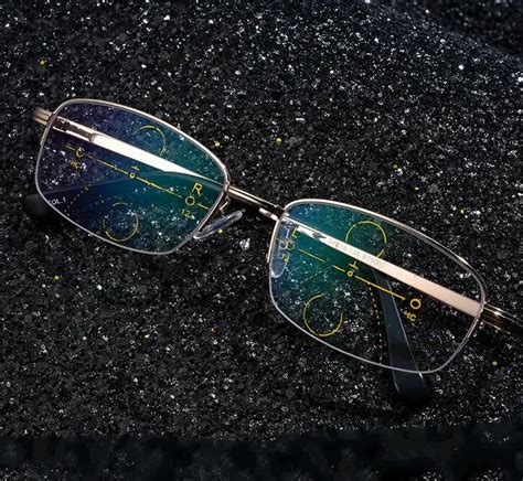 High Quality Half Rim Progressive Multifocal Lens Reading Glasses