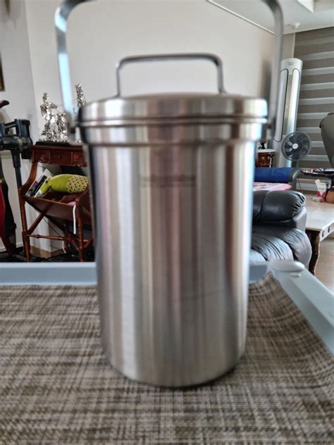 스텐 음식물 쓰레기통 당근 중고거래
