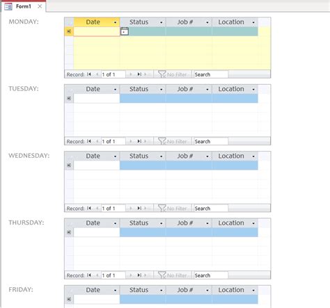 Solved Changing Subform Background With If And Statement Access World Forums