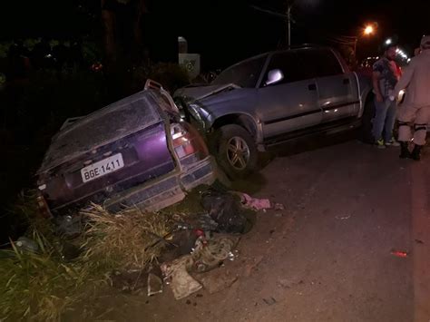 Idoso de anos morre após batida entre carro e caminhonete em rodovia de MT Mato Grosso G