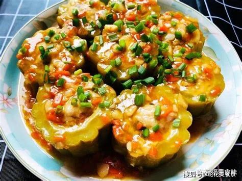 苦瓜酿肉的做法色香味俱全简直太美味了 膳食养生频道 东方养生