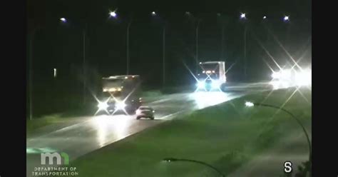 Video Shows Moments Before Fatal Wrong Way Crash On I 694 Cbs Minnesota