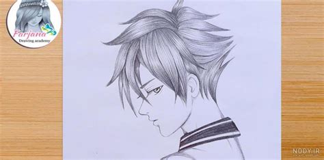 نقاشی طراحی صورت انیمه عکس نودی