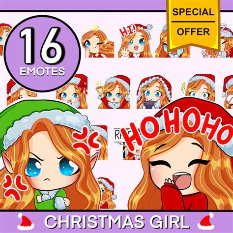 Ginger Twitch Emote Blue Eyes Etsy