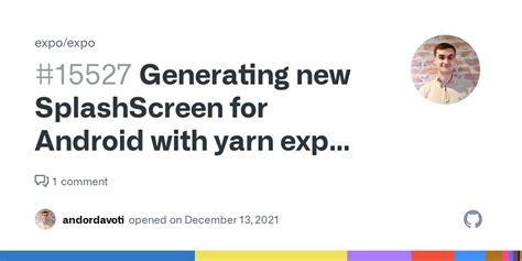 Generating New Splashscreen For Android With Yarn Expo Splash Screen