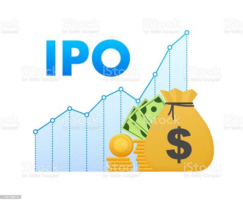 플랫 스타일의 벡터 Ipo 개념 투자 및 전략 아이콘 벡터 일러스트 레이 션 저축에 대한 스톡 벡터 아트 및 기타 이미지