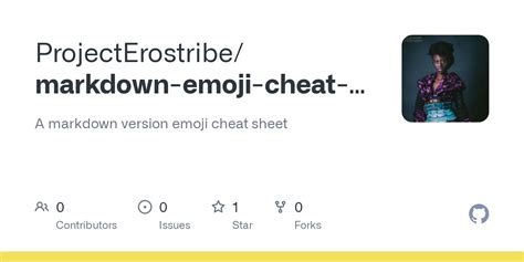 Github Projecterostribemarkdown Emoji Cheat Sheet A Markdown