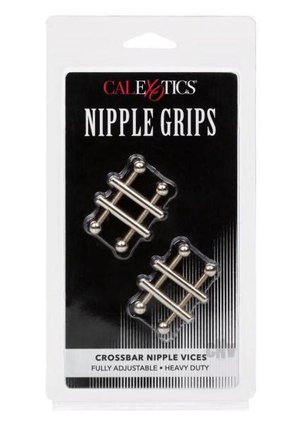 Nipple Grip Crossbar Nipple Vice Silver Kinky Edge Kinky Sex Toys