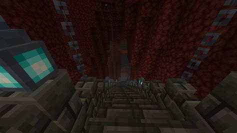Minecraft Nether Bridge From My Portal To The Nearest Fortress Open For Suggestions To Make It