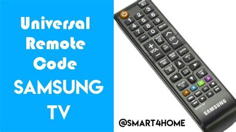 What Are The Universal Remote Codes For A Samsung TV How 49 OFF