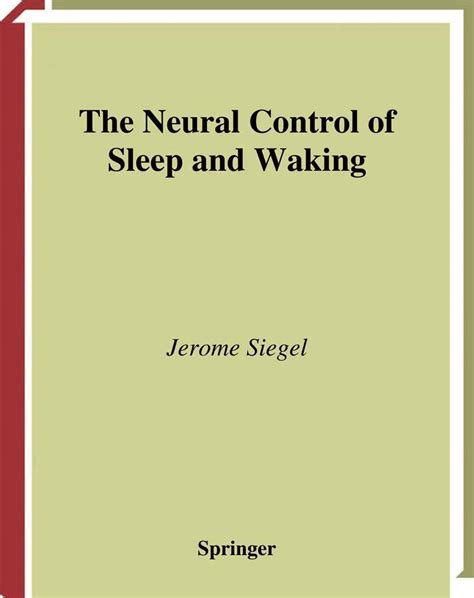 Buy NEURAL CONTROL OF SLEEP AND WAKING Book Online At Low Prices In India NEURAL CONTROL OF