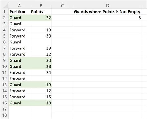 如何在 Excel 中使用 COUNTA IF附示例 Statory
