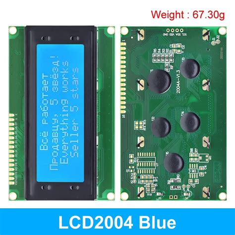 LCD Module Blue Green Screen For Arduino LCD Character UNO R Mega