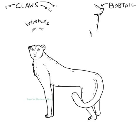 Big Cat Base Free To Use By Shattered Skye On Deviantart