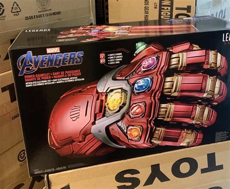 【杯麵宅品】出清全新現貨 孩之寶 Marvel 漫威 復仇者聯盟 終局之戰 鋼鐵人 收藏型 1 1 聲光 無限手套 露天市集 全台最