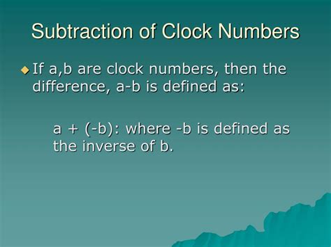 ppt 4 4 clock arithmetic and modular systems powerpoint presentation