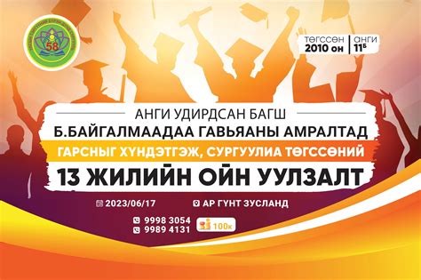 58 р сургуулийн Б Байгалмаа багшийн гарын шавь нар