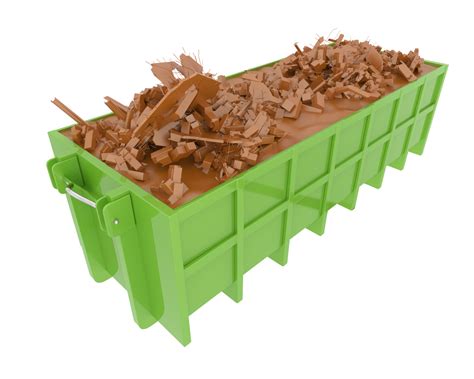 Industrial Disposal Container Isolated On Background 3d Rendering