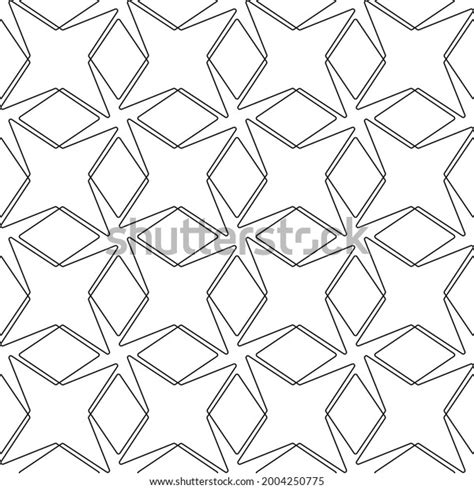 Four Rays Shape Vector Repeated Shapes Stock Vector Royalty Free