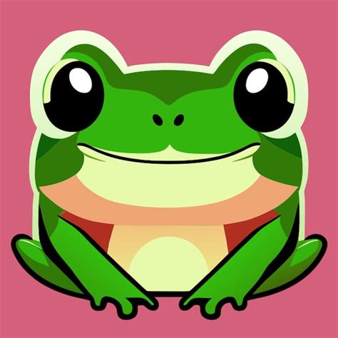 Premium Vector Cute Frog Vector Illustration