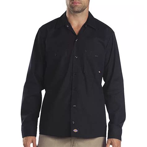 Dickies Camisa Industrial Manga Larga Negro M 39c210 L535bk Rg M