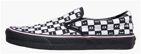 Vans X Lazy Oaf Slip On Checkerboard Black Womens Vans Lazy Oaf Slip