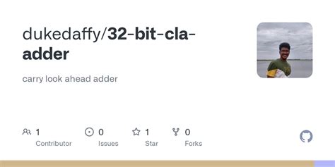 Github Dukedaffy 32 Bit Cla Adder Carry Look Ahead Adder