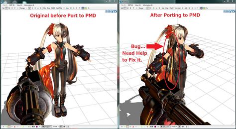 Model Error Pmx To Pmd [help Needs ] By Ene Takane On Deviantart