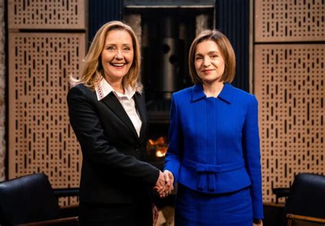Maia Sandu Eu Voi Vota Cu Elena Lasconi Pentru Ca Este Autentica Si
