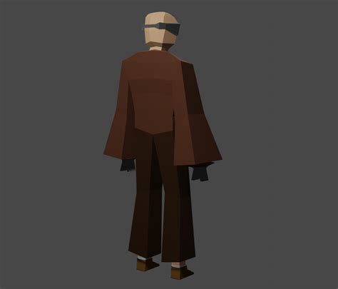 random character 3d model PS1 style blender фото и скриншоты игры на рабочий стол