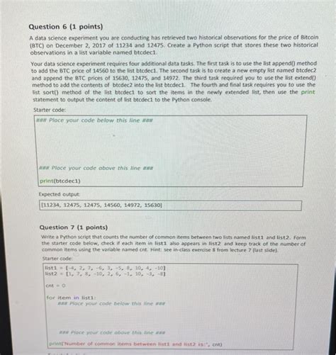 Solved Question 4 ( 1 points) An experienced Python | Chegg.com