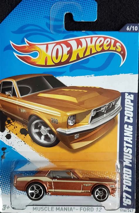 Embalagem Danificada Wheels Muscle Mania 67 Ford Mustang Coupe