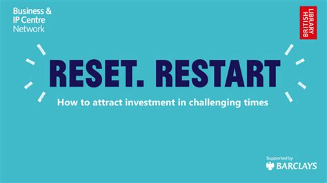Reset Restart How To Attract Investment In Challenging Times