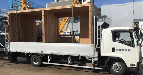 4tトラックに載るcltユニットを工場製作して現場へ、大林組が自社寮で新工法 日経クロステック（xtech）