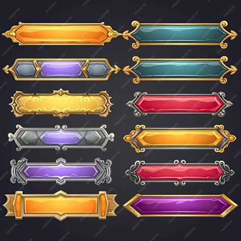 Premium Photo Medieval Banners Gui Fantasy Gaming