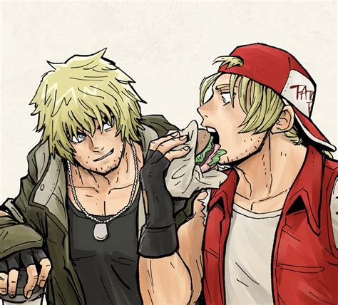 Ken Masters And Terry Bogard Street Fighter And More Drawn By Kangyaku Danbooru