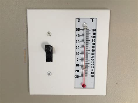Thermometer Light Switch Cover For Standard Toggle By Starlabs3d