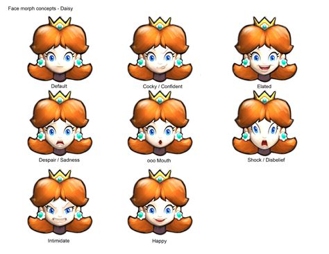 New Mario Strikers Charged Concept Art And Scrapped Concepts