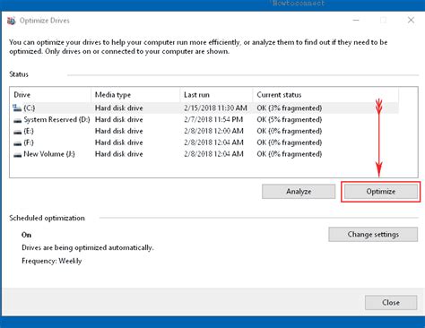 How To Optimize And Defragment Hard Disk Drive In Windows