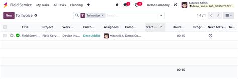Field Service In Odoo Odoo V Enterprise Edition Book