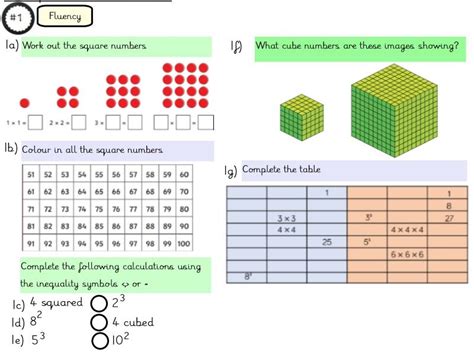 Year Square And Cube Numbers Teaching Resources