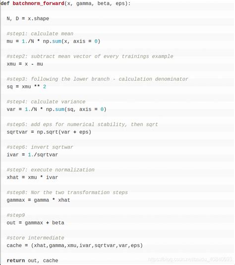 Batch Normalization 的反向传播 Csdn博客