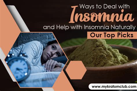 Ways To Deal With Insomnia And Help With Insomnia Naturally Our Top Picks