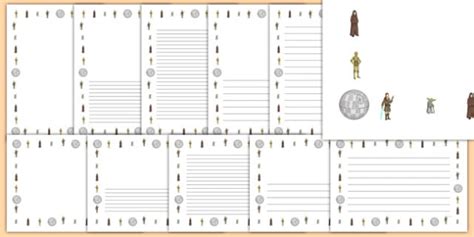 Space Wars Themed Page Borders Pack Teacher Made