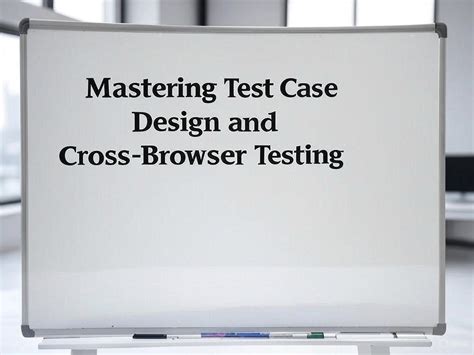 Mastering Test Case Design And Cross Browser Testing Dgm News