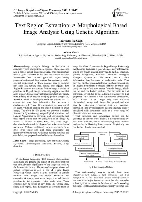 pdf text region extraction a morphological based image analysis