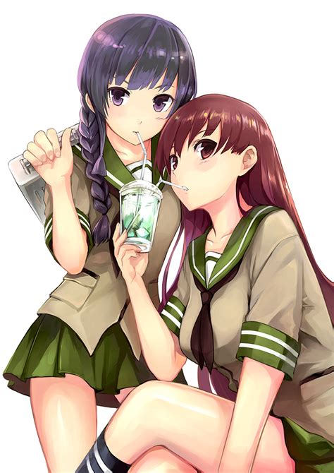 Kitakami And Ooi Kantai Collection Drawn By Nr Noir Danbooru